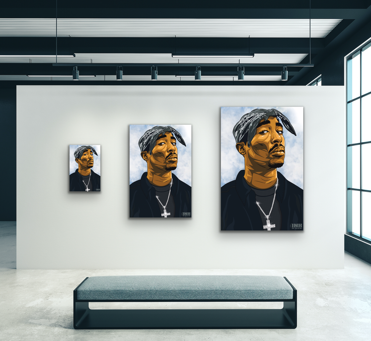 Tupac Canvas Art – Inx Art Collective